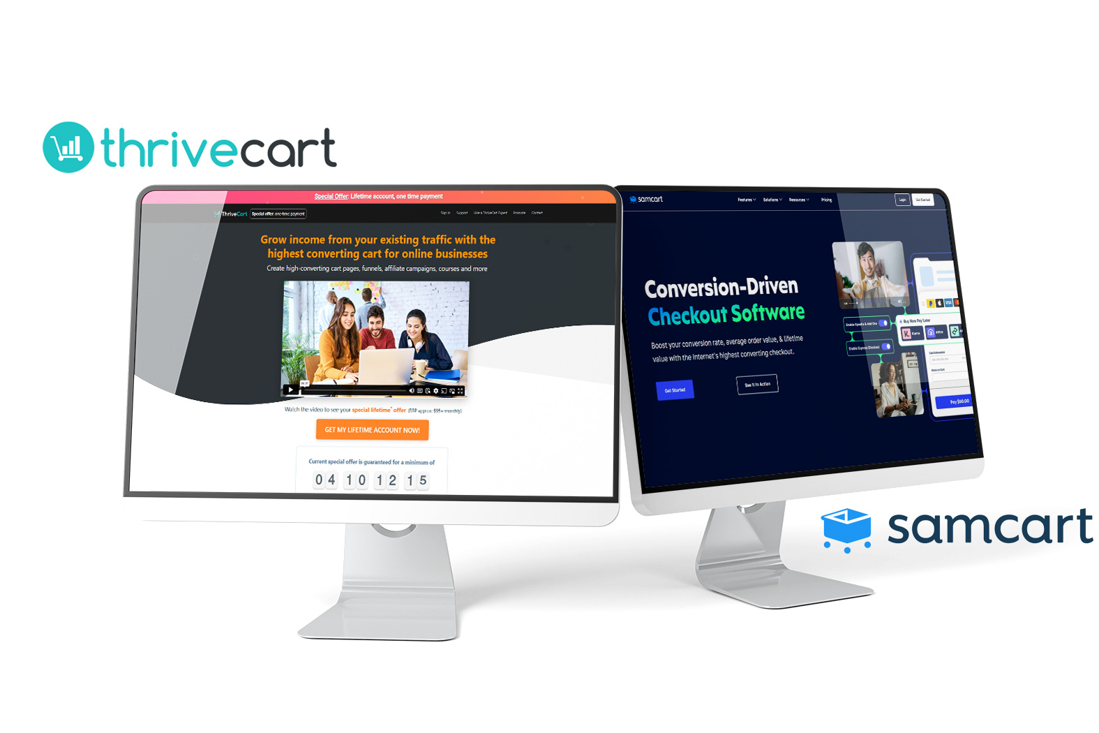 ThriveCart VS Samcart (Pros & Cons Revealed)